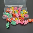 30 pcs Frog Push Pins Animal Thumbtacks Cork Board Pushpins for Photos ...