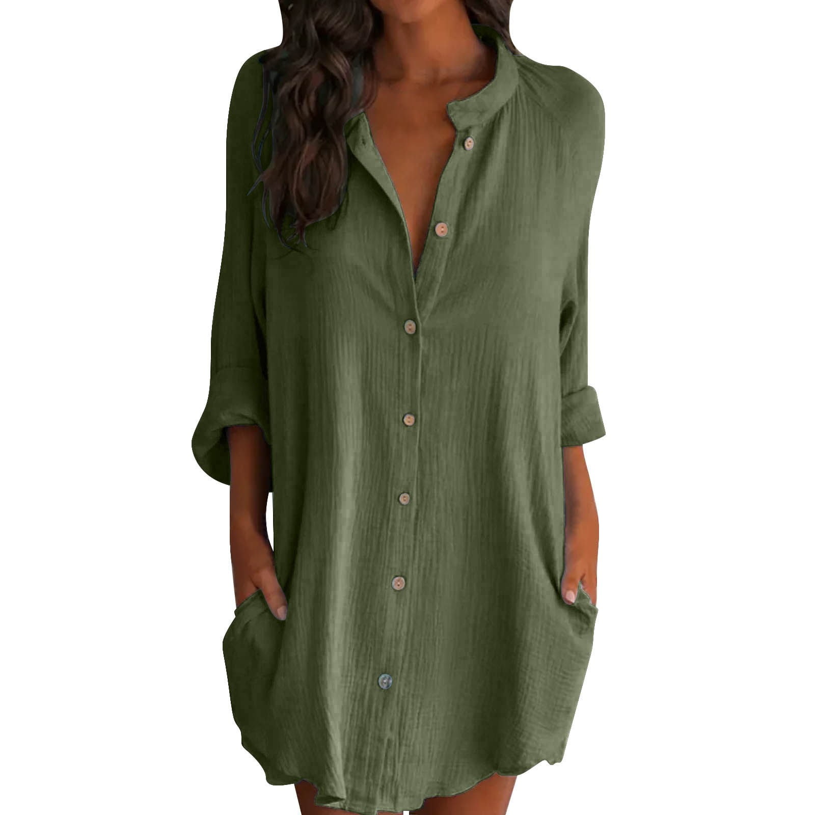 Click here for Prolriy Summer Tops For Women 2025 Womens Solid Co... prices