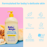 Baby Magic Baby Tear-Free Hair and Body Wash for Infants 30 oz ...