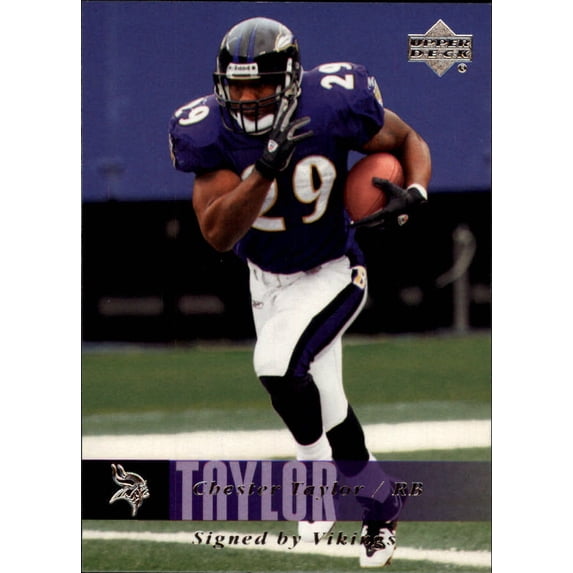 2006 Upper Deck #108 Chester Taylor NFL Football Trading Card - Walmart.com