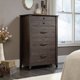 Sauder Carson Forge 4-Drawer Dresser, Coffee Oak Finish - Walmart.com