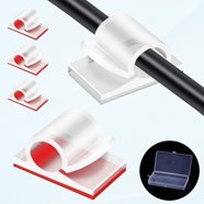 Command Clear Cord Clips, Large, 2 Clips, 3 Strips/Pack - Walmart.com