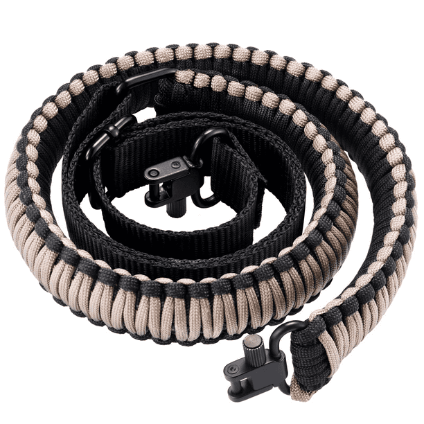 CVLIFE Rifle Sling 550 Paracord Sling 2 Point Sling with Tri-Lock ...
