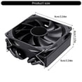 Low Clearance CPU Heat Sink with 4 Heatpipes for Enhanceds Cooling In ...