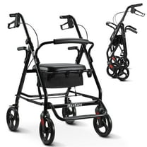 Drive Medical Duet Wheelchair Walker Rollator Combo, Terrain Mobility ...