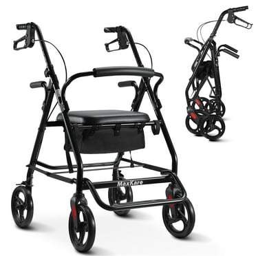 SINCEBORN 4-in-1 Electric Rollator Walker, Wheelchair Combo ...