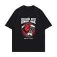 Black T Shirt Original Body Ennullinge Heart And Engine Graphic Print ...
