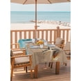 Beach Starfish Rectangle Outdoor Tablecloth with Umbrella Hole The ...