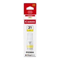 Canon GI-21 Yellow Ink Bottle for MegaTank Printer, Easy to Fill ...