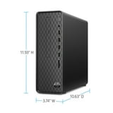 HP Slim Desktop Tower with Intel Celeron Processor, 4GB/1TB, WiFi ...