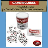 Campbell's TDC Games Alphabet Dice Game for 2-6 Players - 36 Dice ...