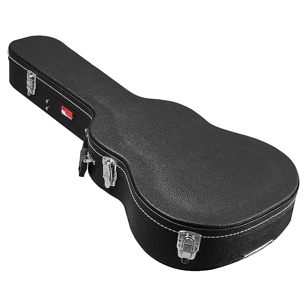 Gator GWE-Acou-3/4 Hardshell 3/4-Size Acoustic Guitar Case Black ...