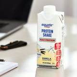 Equate Max Protein Nutrition Shake, Vanilla Flavored, 11 fl oz, 4 Count ...
