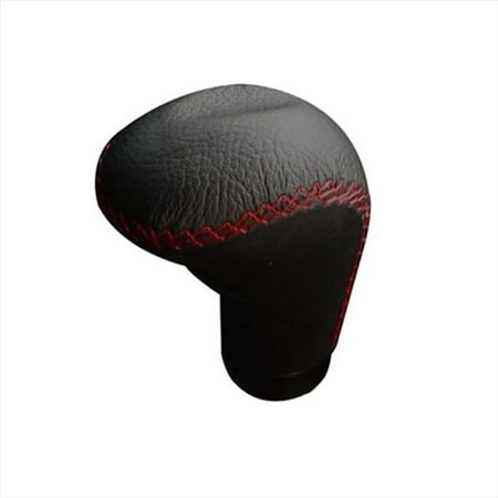 Pilot Automotive PM-2251E Black Leather Manual Shift Knob With Red ...