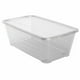 Life Story 6 Qt Rectangular Clear Plastic Protective Storage Shoe Box ...