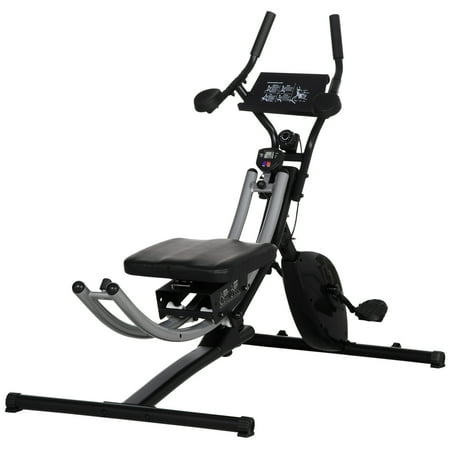 Soozier Ab Machine and Exercise Bike, Multi-functional Ab Workout ...