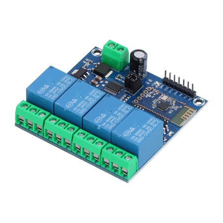 ANGGREK Relay Module 4 Channel Mobile Phone Remote Control Board With ...