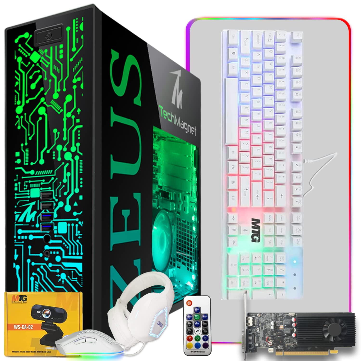 Restored TechMagnet Gaming Desktop PC,Intel Core i7 6th Gen,Zeus Pro 6 ...