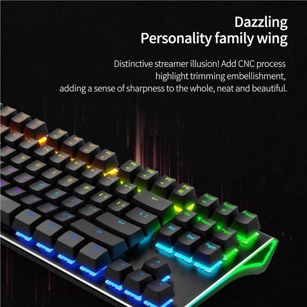 Mechanical Keyboard Hybrid Light Keyboard Laptop Keyboard - Walmart.ca