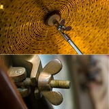 Brass Wing Nuts, M10 Butterfly Nut Hand Twist Tighten Fasteners 2Pack ...