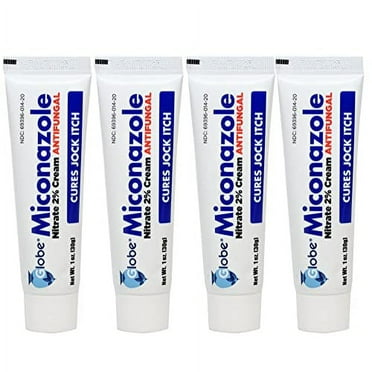 Miconazole Nitrate 2% Antifungal Cream, 1 Oz for Athlete's Foot and ...