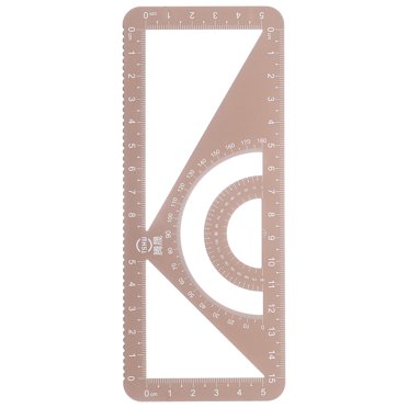 BE-TOOL 360 Degree Protractor Ruler Circle Measuring Tool for Drawing ...