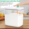 Airtight Rice Container 25 Lbs with Handle and Cup – 12.68Qt Large ...