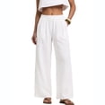 AzureSilk womens summer pants Linen Pants Women Wide Leg Palazzo Pants ...