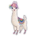 Cute Llama with Big Blue Eyes Adorable - 5" Vinyl Sticker - For Car ...