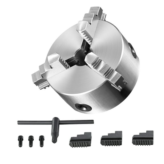 LYUMO Z011 Zinc Alloy 3-Jaw Chuck Clamp Accessory for Mini Metal Lathe ...