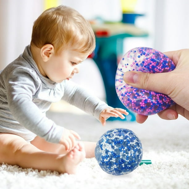 Travelwant Anti-Stress Balls for Kids , Glitter Filled Squeezing Balls ...