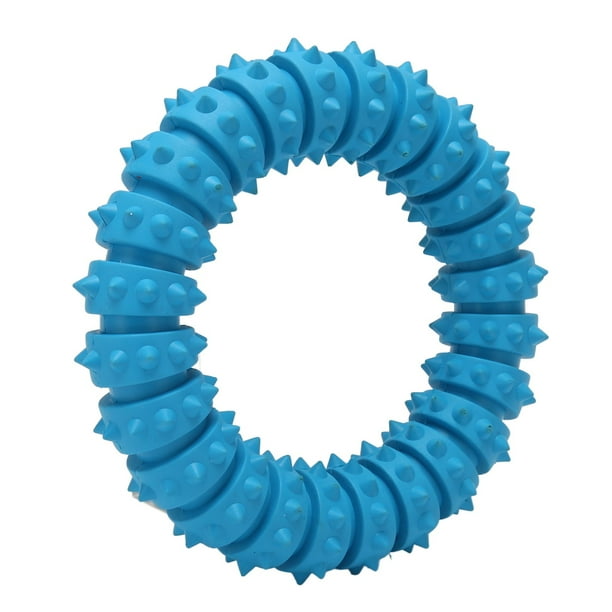 Dog Thorn Ring Toy, Teeth Grinding Interactive Rubber Teeth Cleaning ...