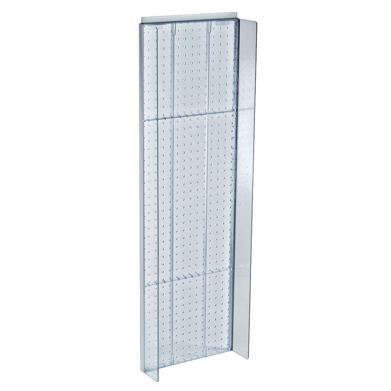 Azar Displays 700350-CLR Clear 13.5"W x 44"H Pegboard Powerwing Display ...
