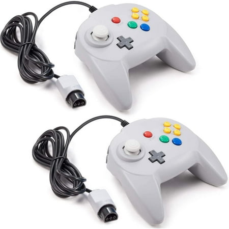XYCCA 2 Pack Mini N64 Controller, Classic N64 Game Pad Joystick for N64 ...