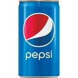 Pepsi Cola Refreshing Soda, Small 7.5 Ounce Mini Cans, Pack of 10 ...