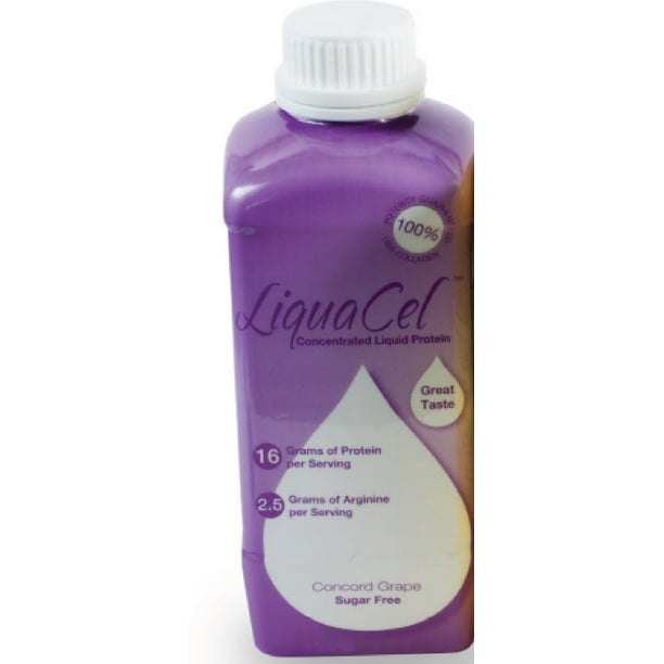 LiquaCel Oral Protein Supplement Grape Flavor 32 oz. Bottle Ready to ...