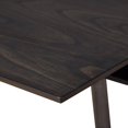 Alpine Furniture Lennox Rectangular Wood Dining Table in Dark Tobacco (Brown) - Walmart.com