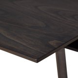 Alpine Furniture Lennox Rectangular Wood Dining Table in Dark Tobacco (Brown) - Walmart.com