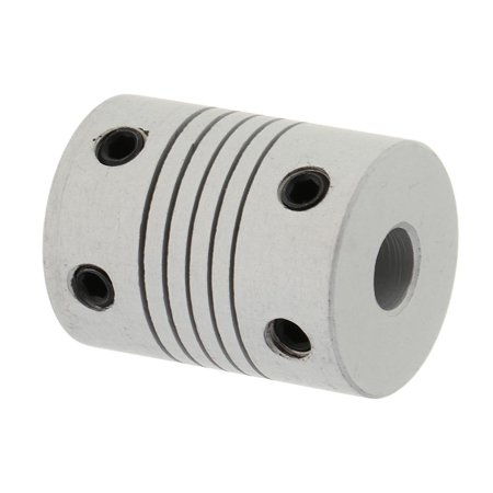 6x6x25mm Flexible Motor Shaft Coupling Coupler for Nema 17 Reprap 3D ...