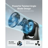 Pelonis 7" Vortex Portable Air Circulator with 100° Tilting Fan Head ...