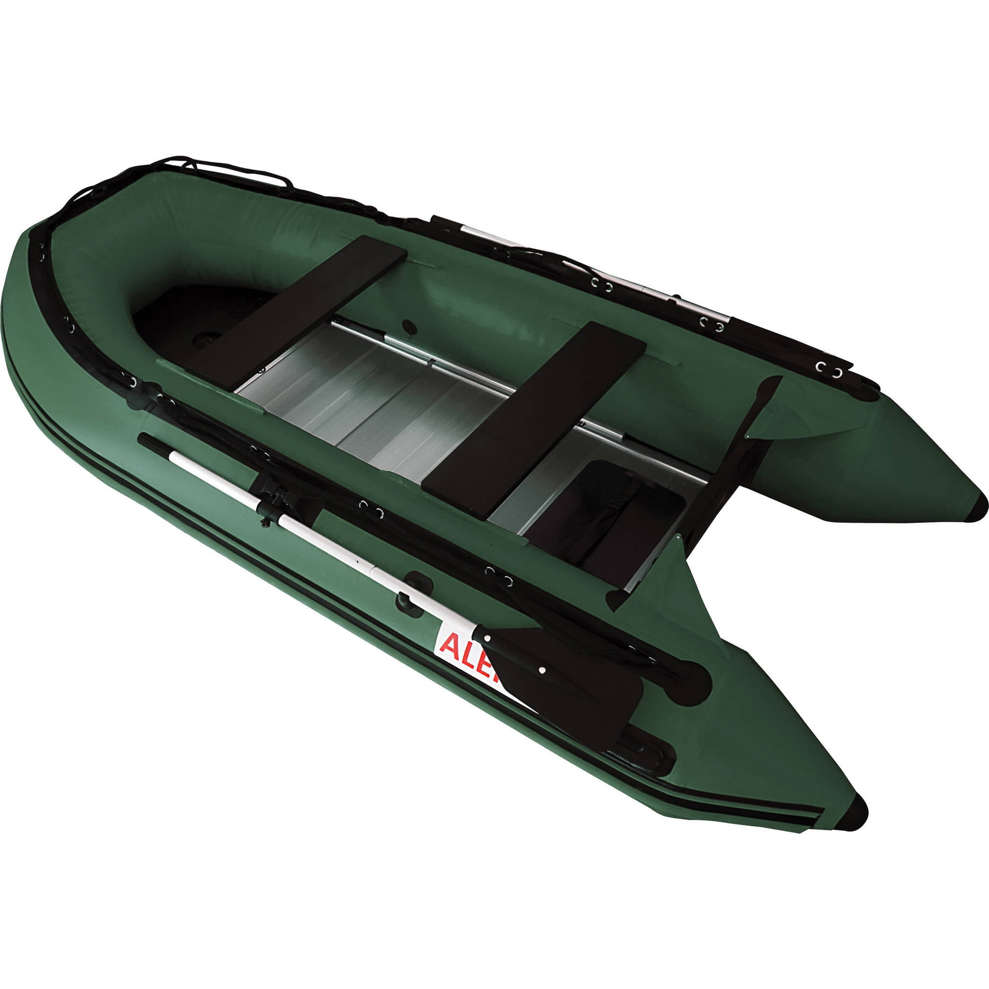 ALEKO BT380GR Inflatable 6 Prs Boat Raft 12.5 feet Dark Green - Walmart.com