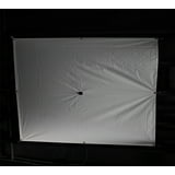 White 10' x 10' Ceiling Leak Diverter Drain Tarp - Vinyl Coated Roof ...
