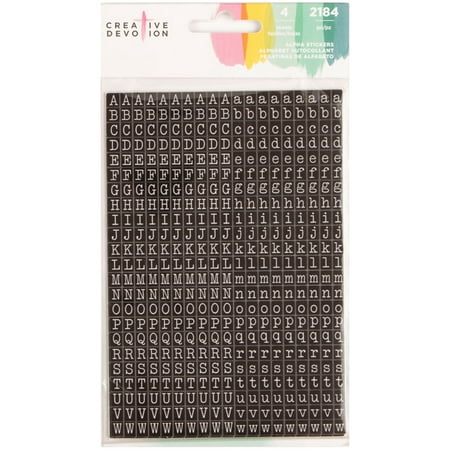 Creative Devotion Plastic Alphabet Stickers 4/Pkg- | Walmart Canada