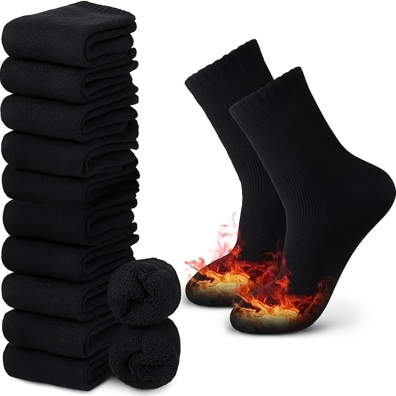 Click here for Estbridge 10 Pairs Of Men‘s Wool Wool Warm Socks T... prices