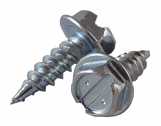 Malco Scrw Sz #7,1/4",Zinc,1/2"L,PK1000 HW7X1/2ZT - Walmart.com