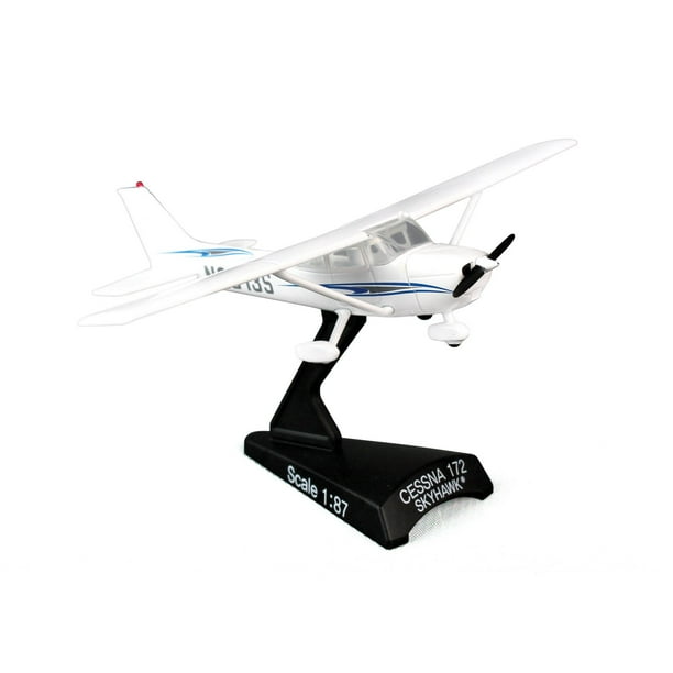Postage Stamp Cessna 172 Skyhawk 1:87 Scale Model Plane - Walmart.com