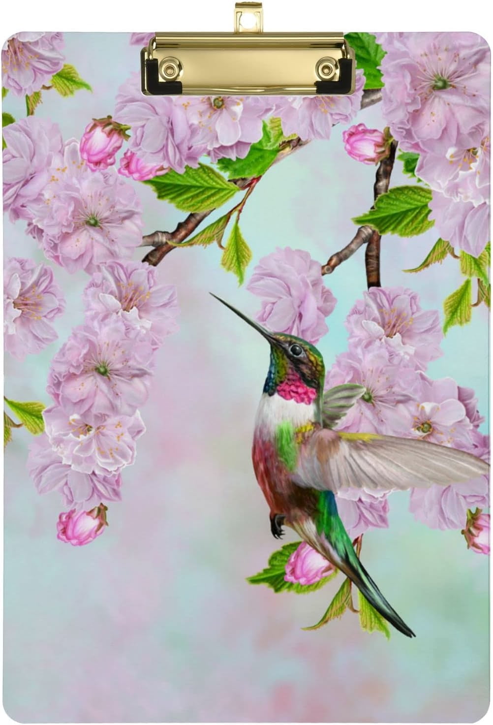 FMSHPON Hummingbird Spring Clipboard Hardboard Wood Nursing Clip Board ...