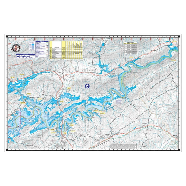 Cherokee Lake Tennessee Map Cherokee National Forest, Tennessee