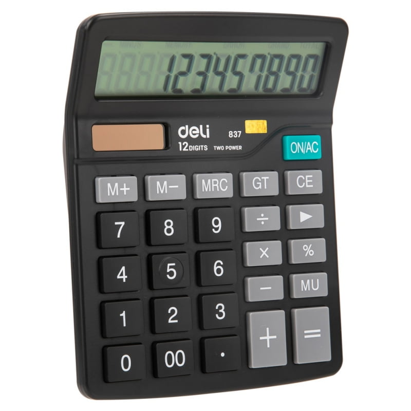 Electronic Calculator, Standard Function Desktop Calculator with 12 ...