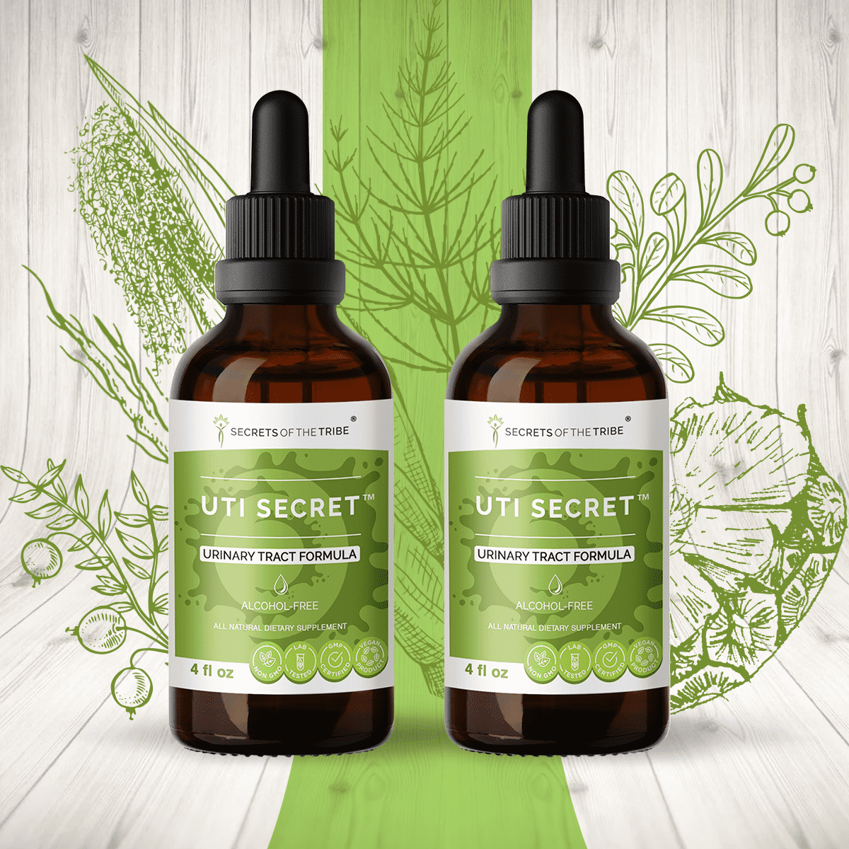 UTI Secret Alcohol-FREE Extract, Tincture, Glycerite Cranberry ...